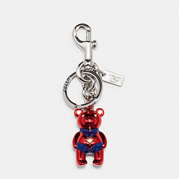 Coach | Accessories | Coach Marvel Keychain Carol Danvers 246 Bag Charm ...